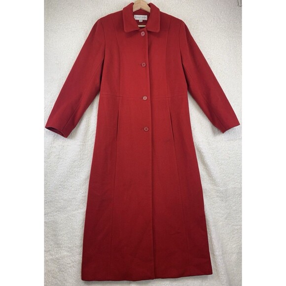 albert nippon | Jackets & Coats | Albert Nippon Coat Womens Size Red ...